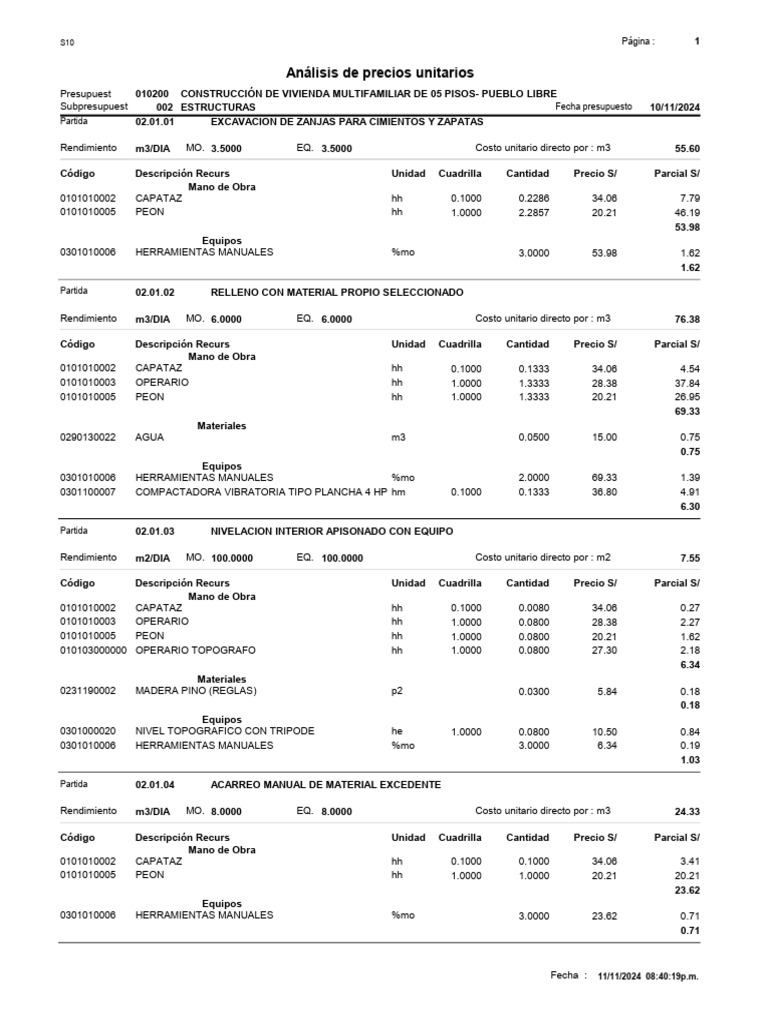 Apu Estructuras | PDF | Hormigón | Construyendo tecnología