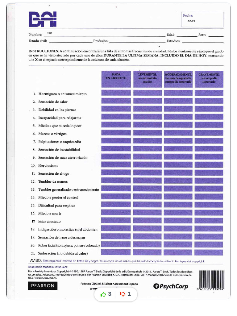 BAI Protocolo 2011 | PDF