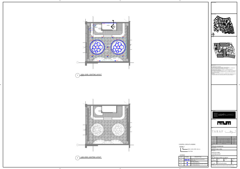 Trf-Jrw-Prk-04-Dwg-Lgt-400144-Multi Purpose Room Lighting Layout-01 | PDF