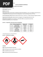 Hoja de Seguridad: Trapos Contaminados | PDF | Contaminación | Agua