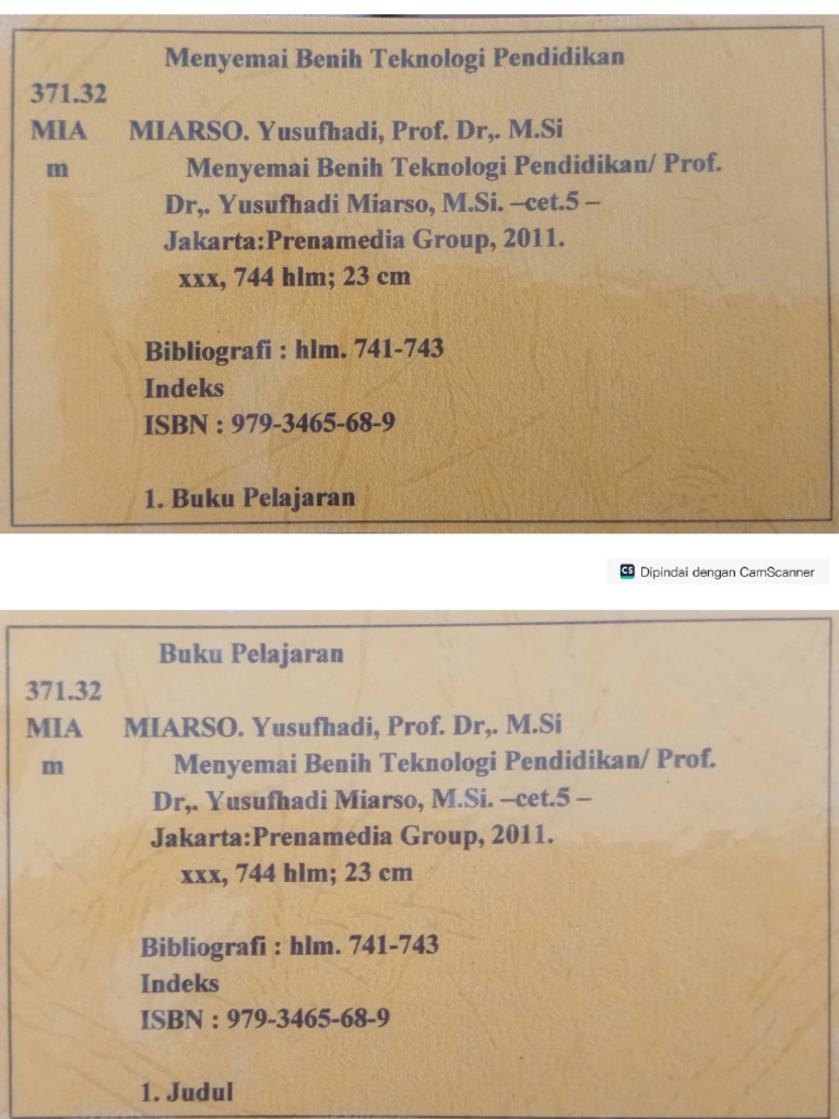 Katalog Dan Label Buku | PDF