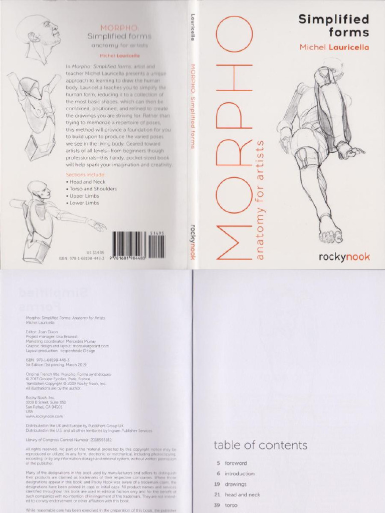 Morpho Anatomy For Artist Simplified Forms Michel Lauricella | PDF