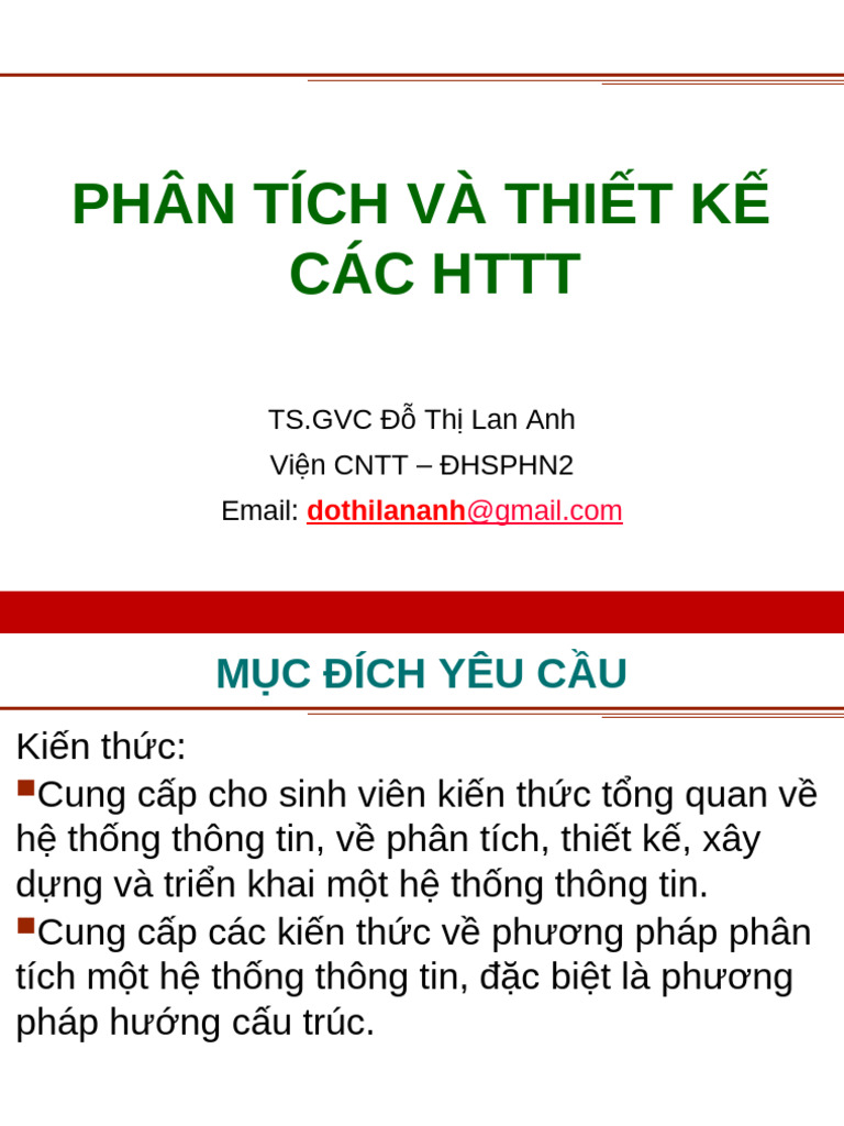 02-Dai Cuong Ve HTTT | PDF