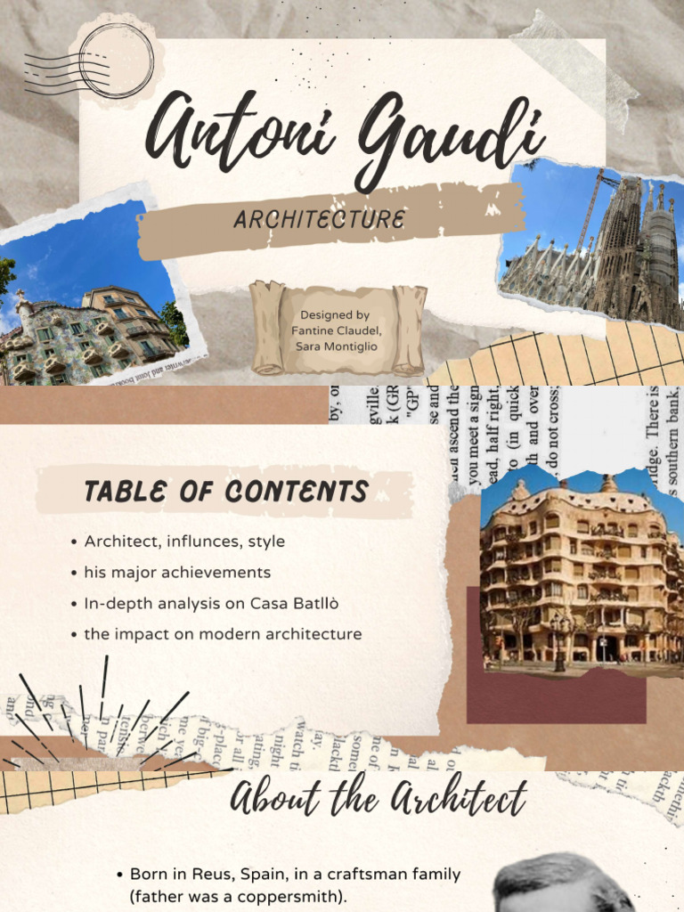 Architecture Antonio Gaudì | PDF