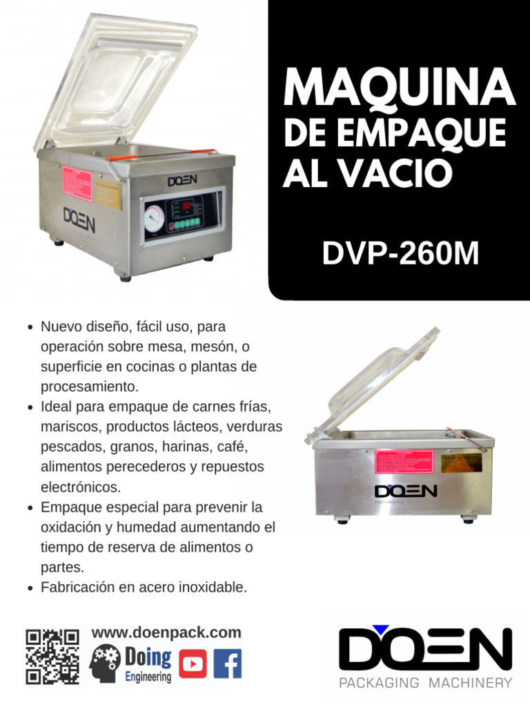 DVP-260M - Empacadora Al Vacio Doen | PDF