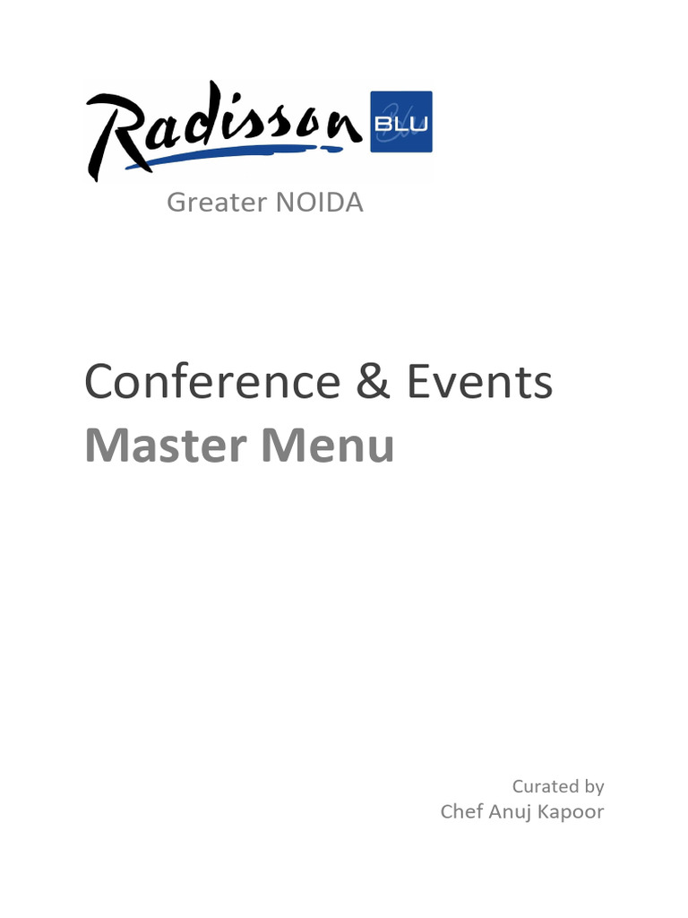 C&E Master Menu | PDF | Salad | Lamb And Mutton