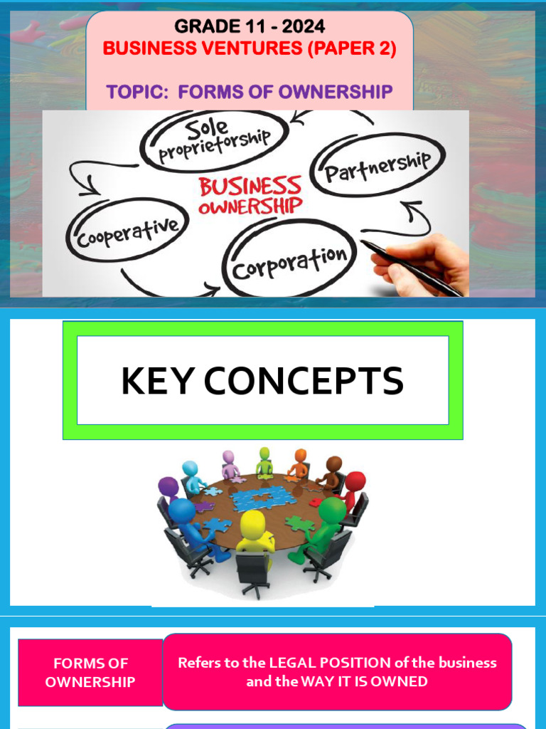 BSTD11 - Forms of Ownership - Presentation 2024 - 241119 - 174615 | PDF ...