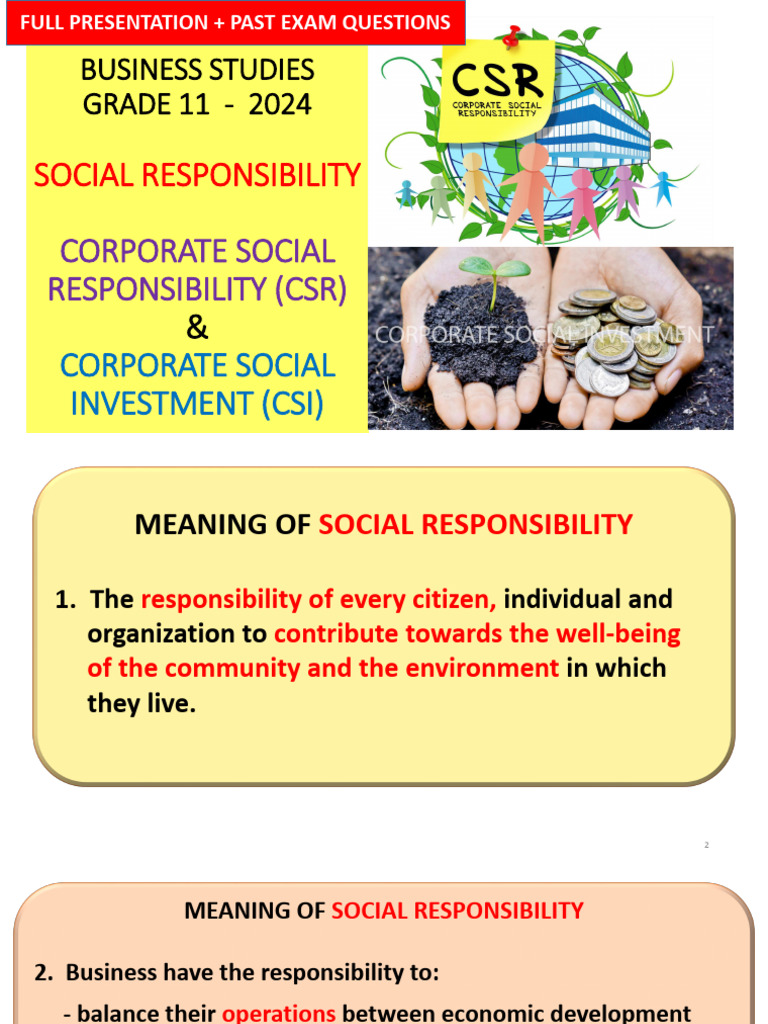 BSTD11 - Social Responsibility Csr-Csi - Full Pres 2024 - 241119 ...