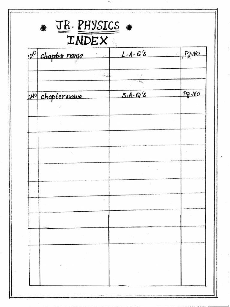 Junior IPE Physics Material | PDF