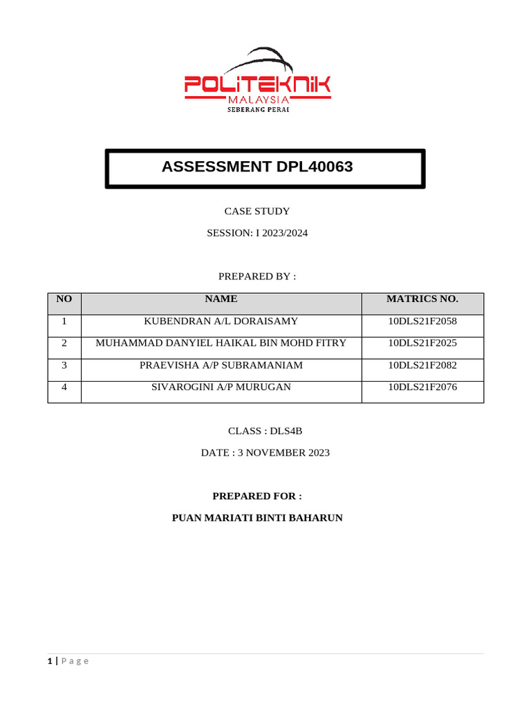 Case - Study - Sesi - I - 2023-2024 GROUP 8 | PDF | Radio Frequency Identification | High Frequency