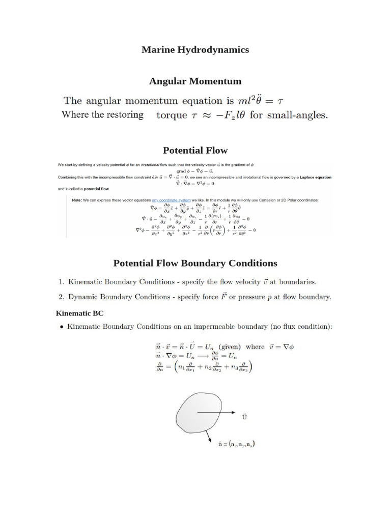 Marine Hydrodynamics | PDF | Waves | Fluid Dynamics