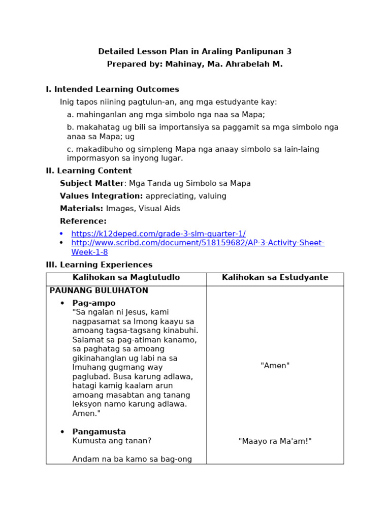 Detailed Lesson Plan FINALS 1 | PDF