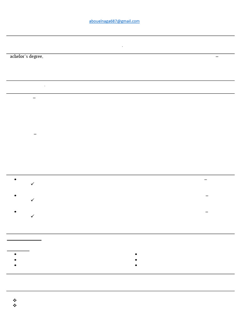 Mohamed'Cv | PDF | Receipt | Business