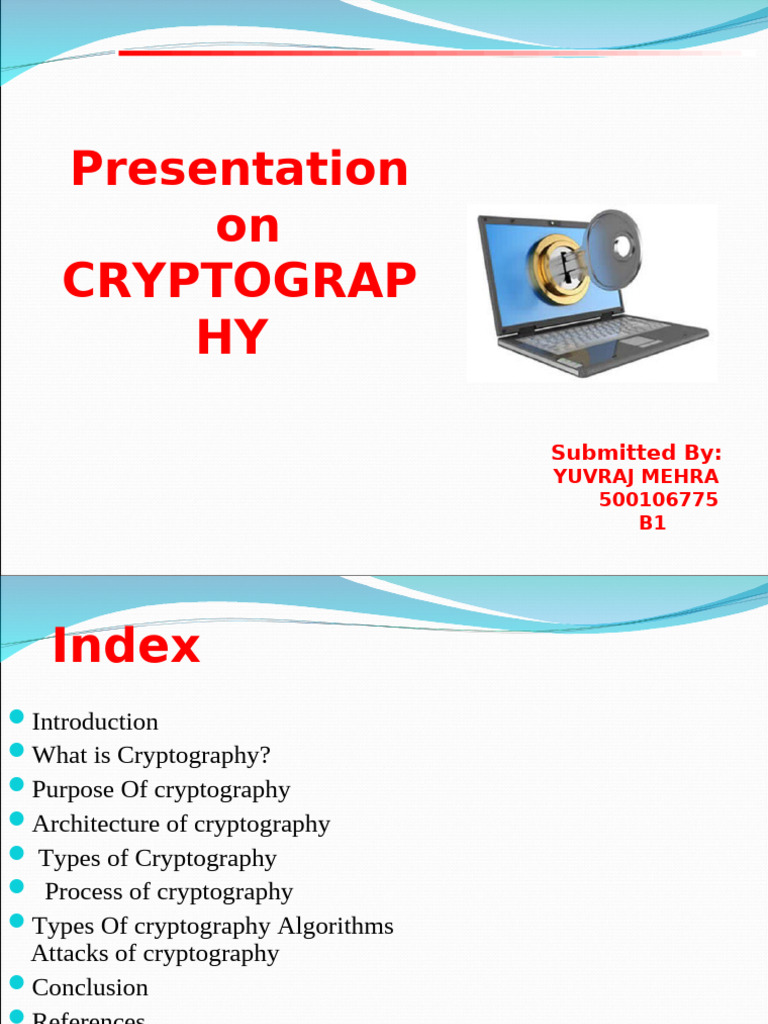Overview of Cryptography Basics | PDF | Key (Cryptography) | Cryptography