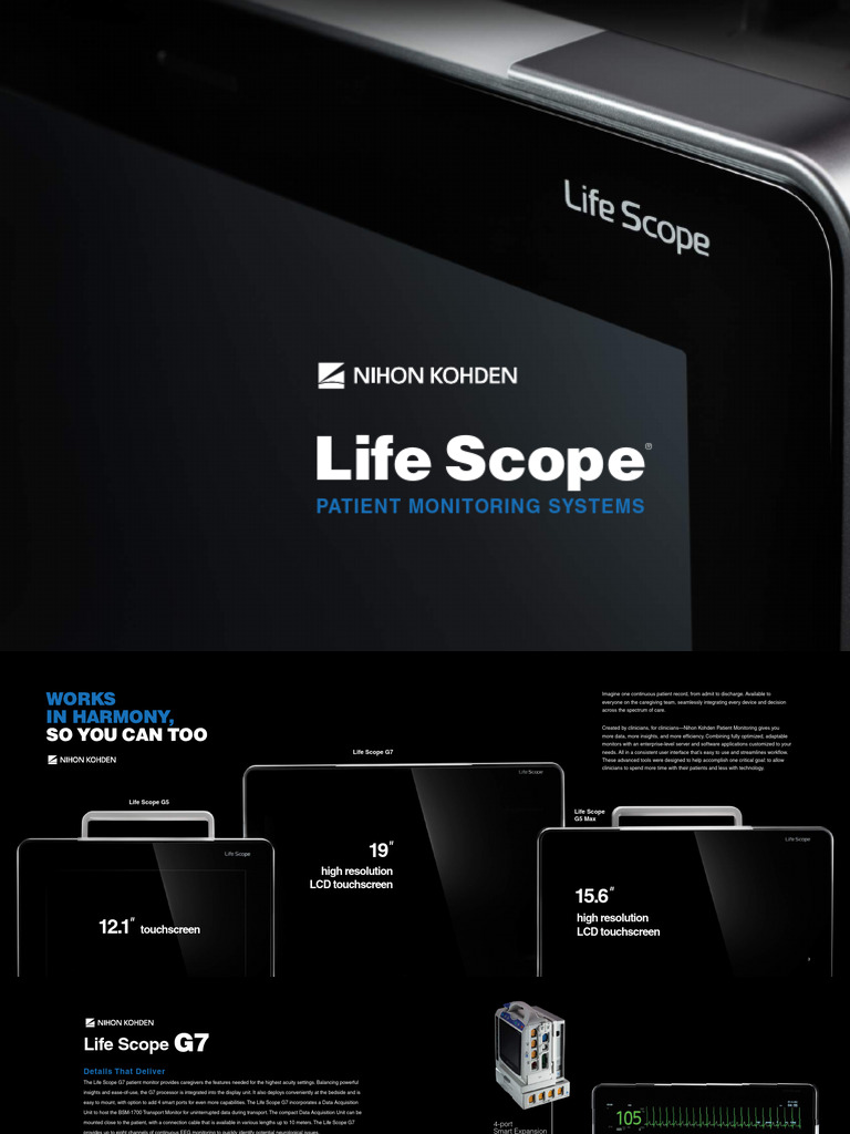 Lifescope G Series and BSM 1700 Brochure | PDF | Electrocardiography