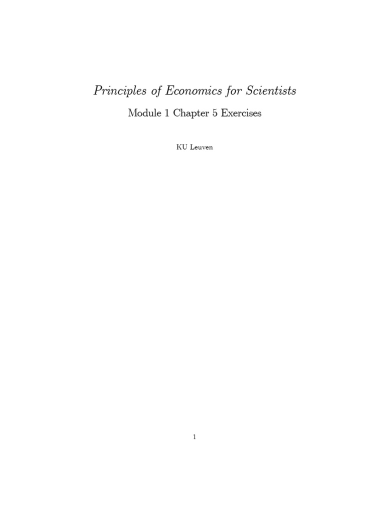 Module 1 Chapter 5 Exercises | PDF