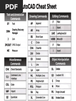 Revit Shortcuts Cheat Sheet | PDF | Software | Software Engineering