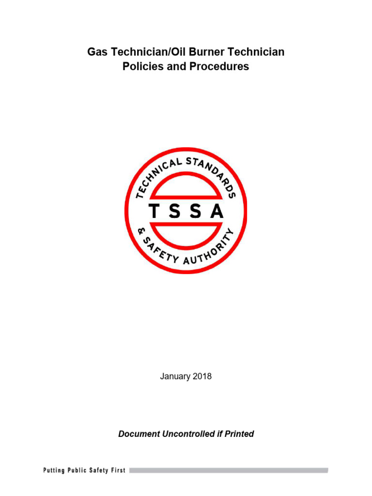 Gas Technician Policies and Procedures | PDF | Water Heating | Propane