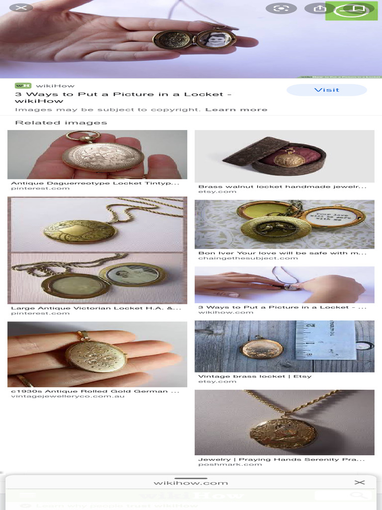 The Locket That Has A Picture in It - Google Search | PDF