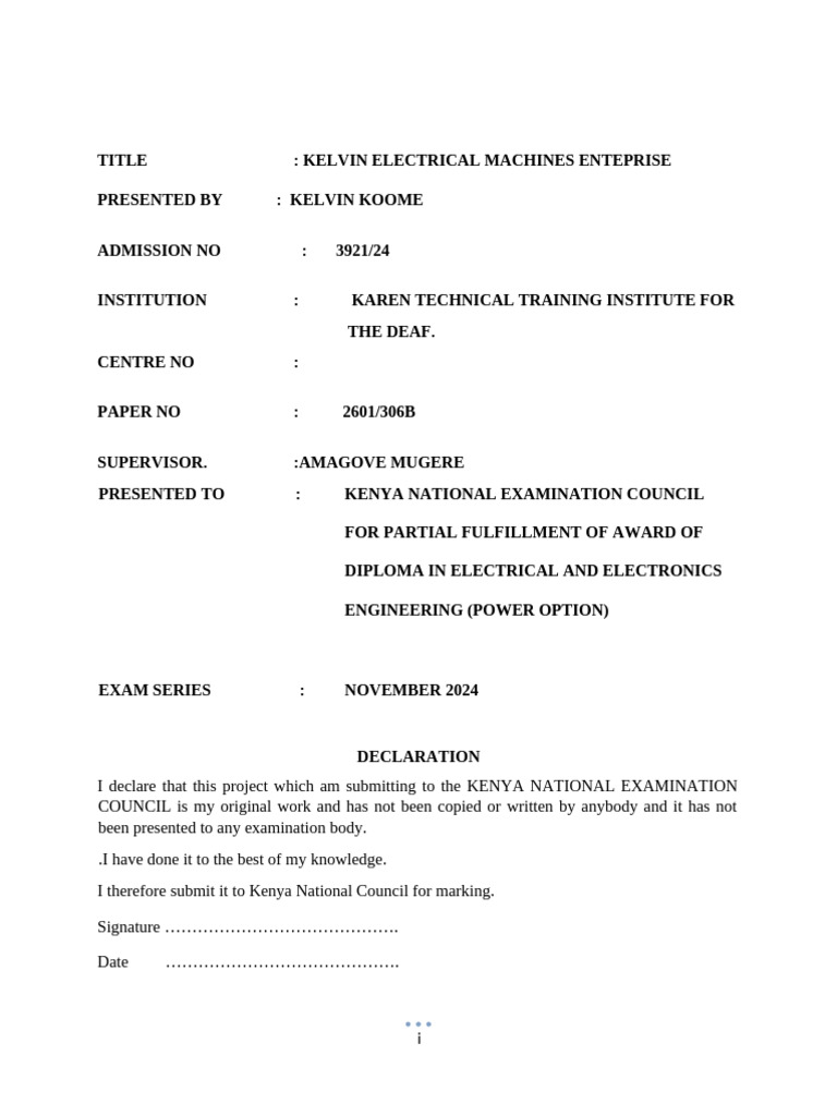 Kelvin Koome Business Plan | PDF | Employment | Pricing