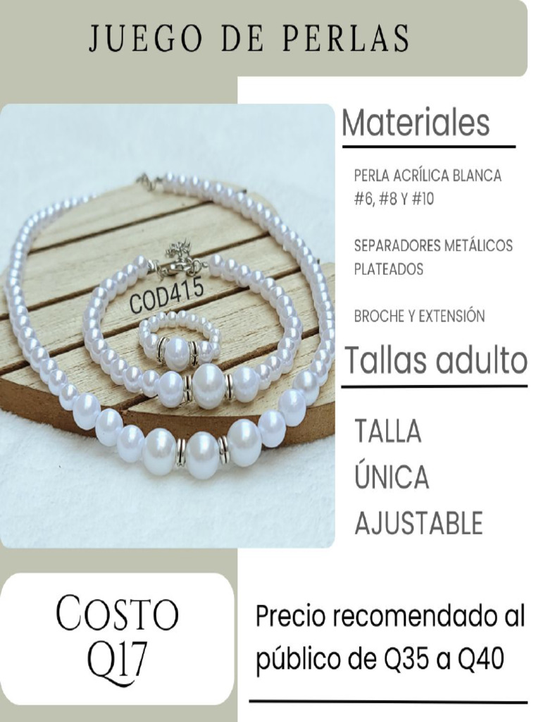 Collares de Perlas | PDF