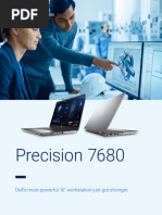 Precision 7680 Spec Sheet | PDF | Usb | Computer Hardware