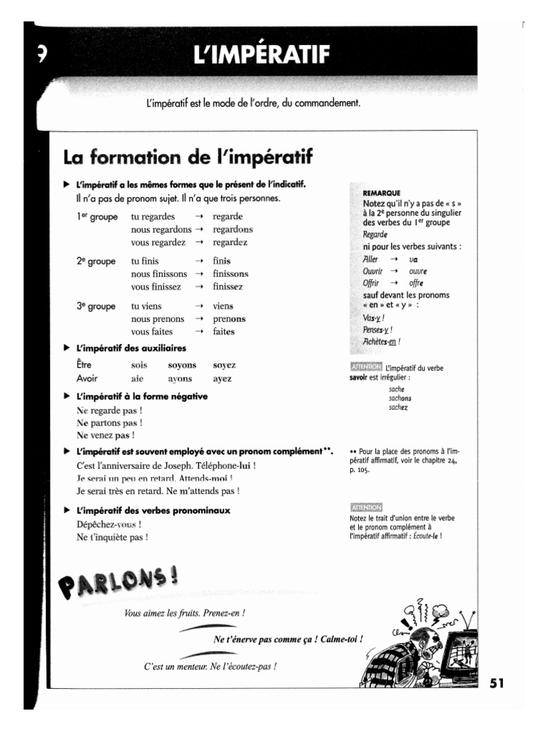 Impératif Présent | PDF