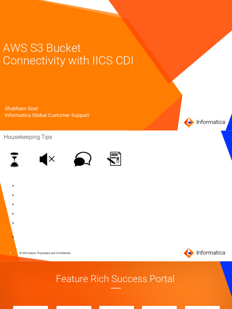 AWS S3 Integration with IICS CDI | PDF | Amazon Web Services | Software