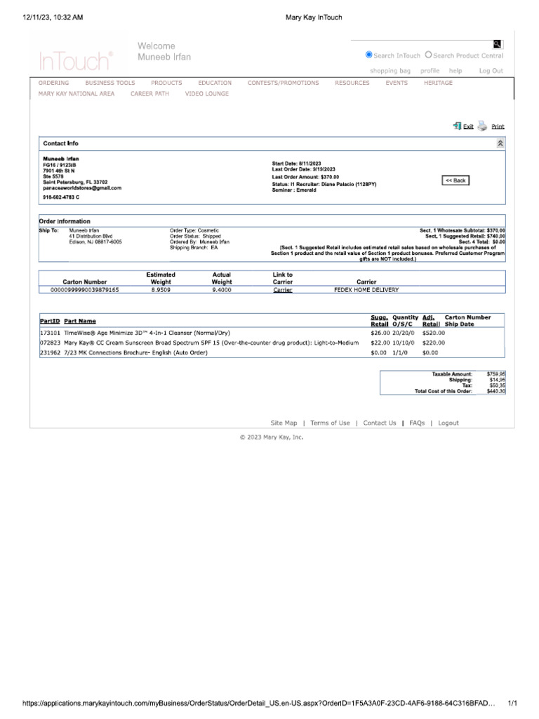 Mary Kay in Touch | PDF