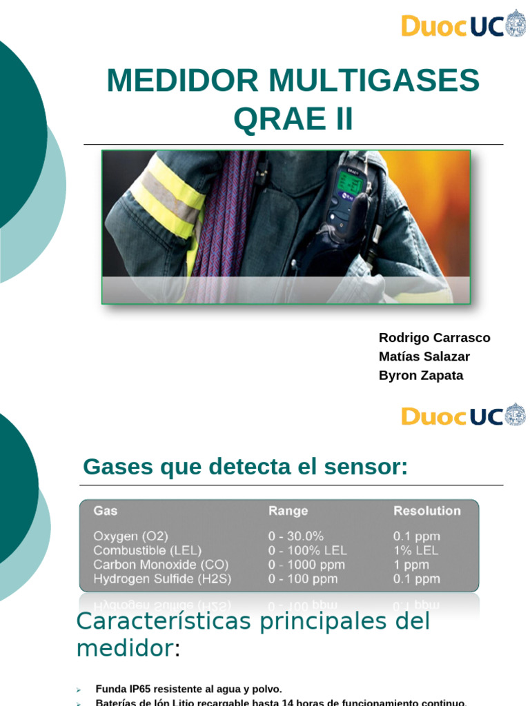Medidor Multigases Qrae II | PDF