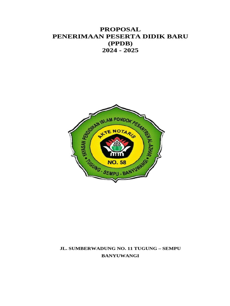 Program Kerja PPDB 2024 - 2025 | PDF