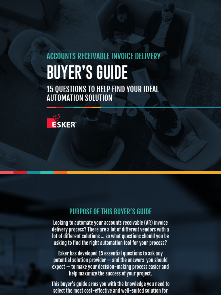Esker Accounts Receivable Buyers Guide | PDF | Enterprise Resource Planning | Invoice