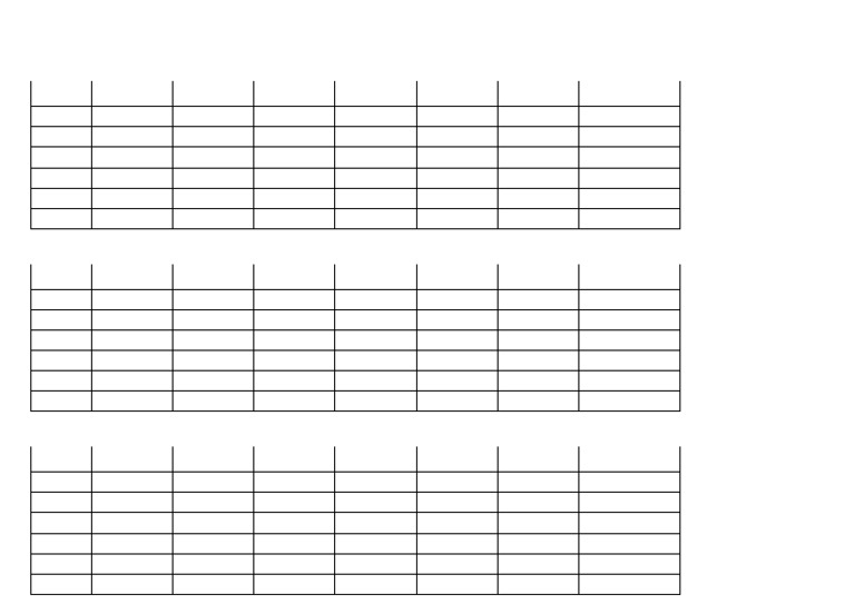 Monthly Study Plan Checklist Grid Lines | PDF