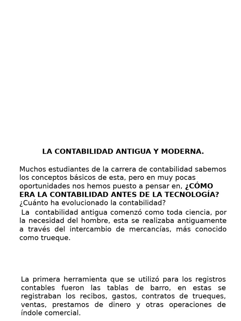 La Contabilidad Concepto Objetivo Caracteristicas, Clases e Importancia ...