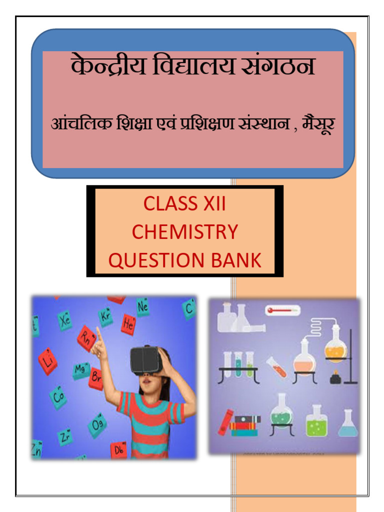 Class Xii Chemistry Question Bank | PDF | Reaction Rate | Solubility