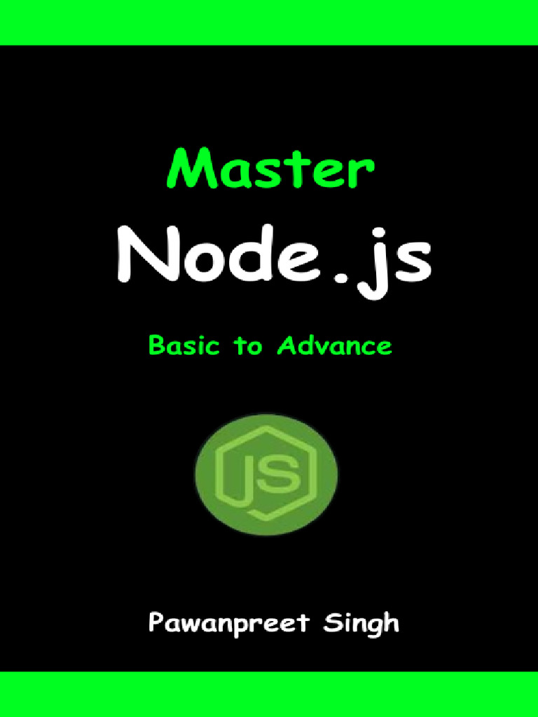 Master Node.js | PDF | Java Script | Web Server Master Node.js | PDF | Java Script | Web Server