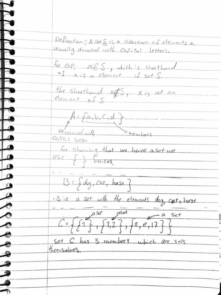 Discrete Notes 1 | PDF