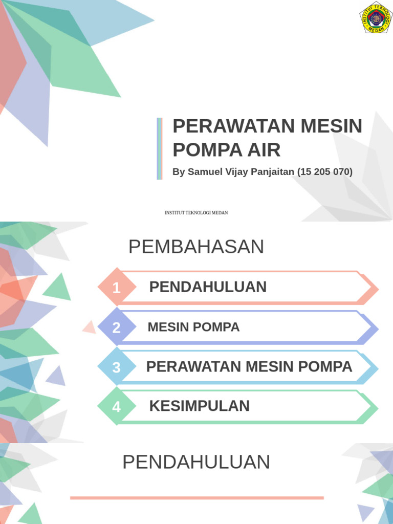 Mesin Pompa Air | PDF
