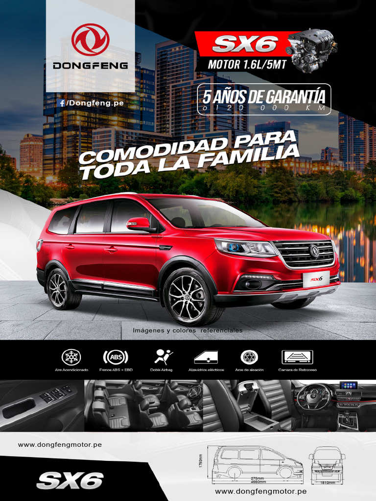 Ficha Web SX6 7asientos | PDF