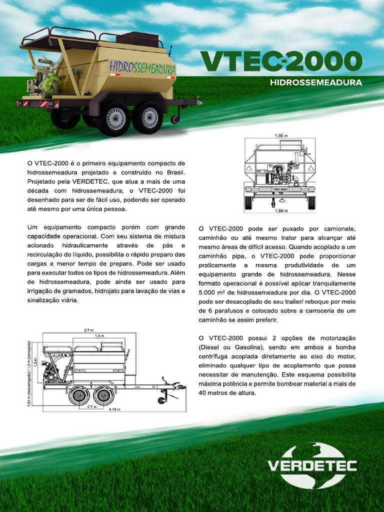 Ficha Técnica Vtec-2000 | PDF