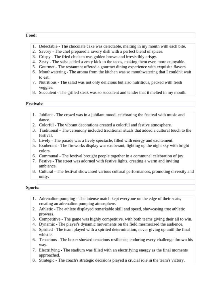 Topic Based Adjectives | PDF | Social Media | Popular Culture & Media ...