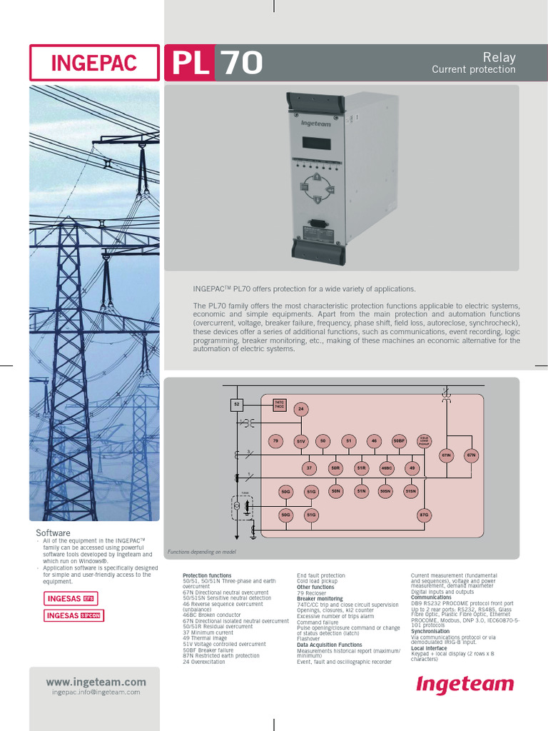 Ingepac Pl70 Current Fy24iptt01 A | PDF | Power Supply | Relay