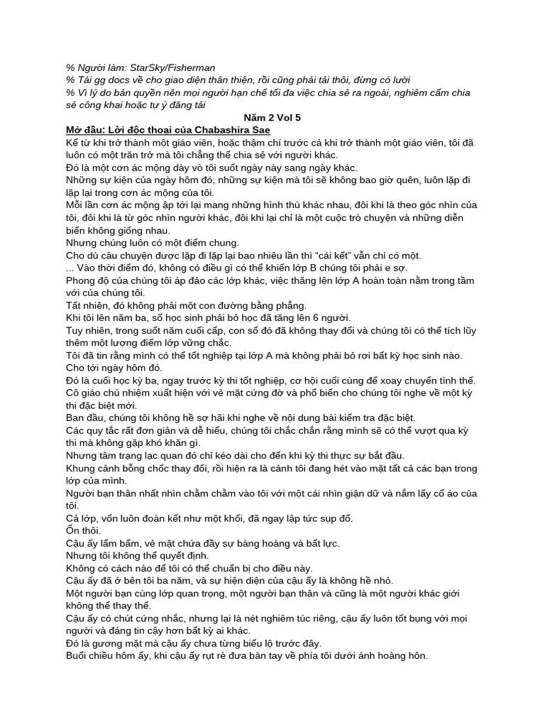 COTE 2nd Year Vol 5 | PDF