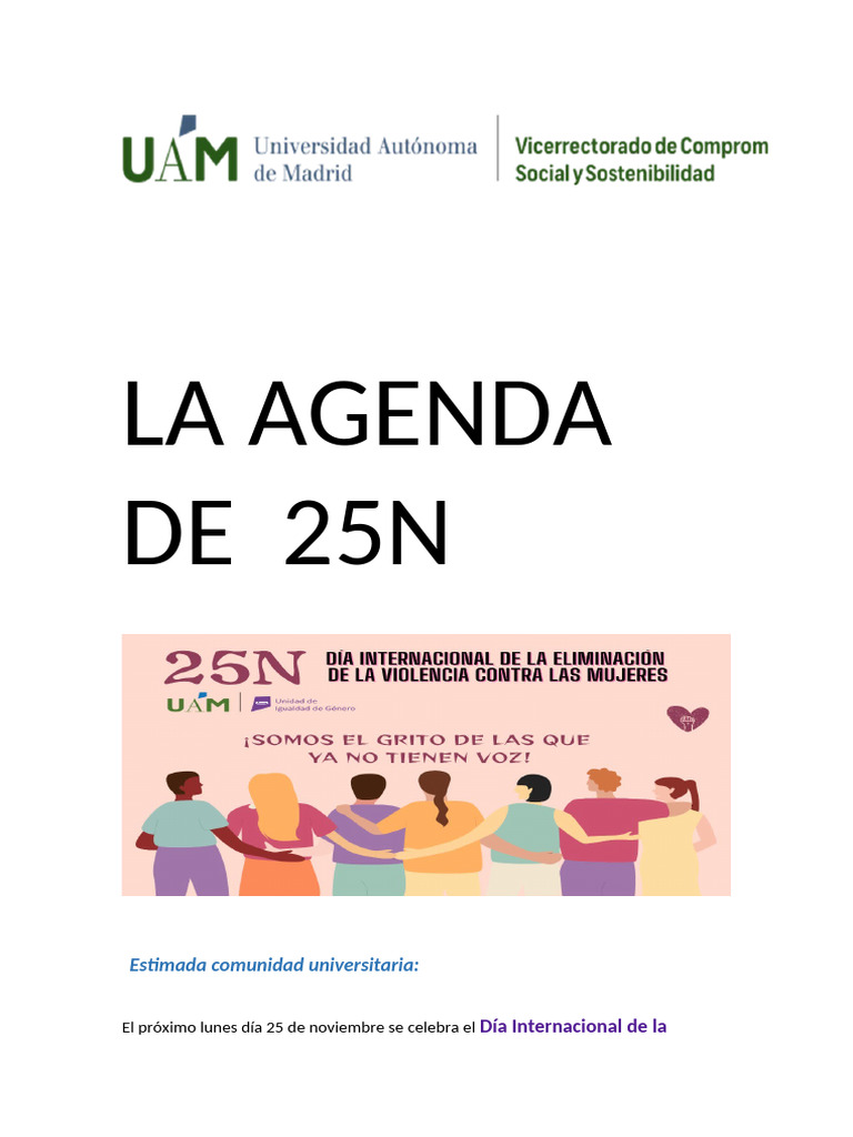 Uam 25N. | PDF | Identidad Política | Estudios de género