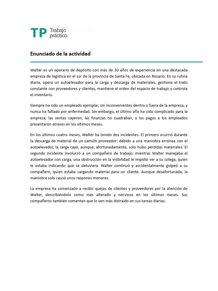 TP4 - Enunciado de La Actividad | PDF