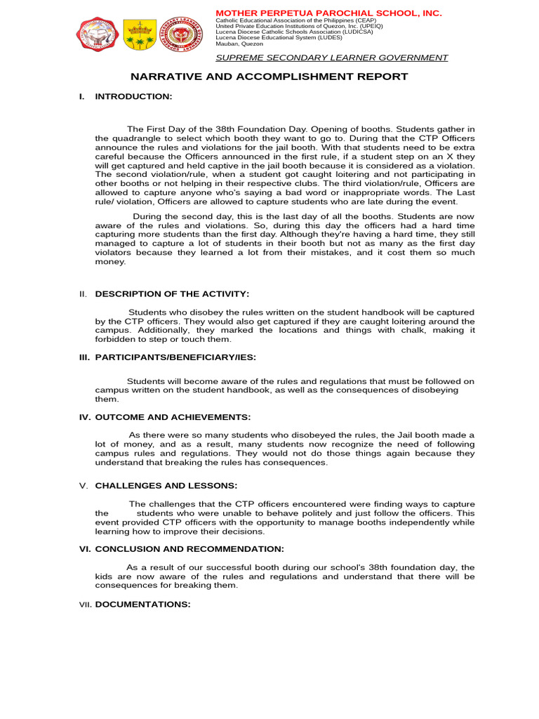 CTP narrative report | PDF