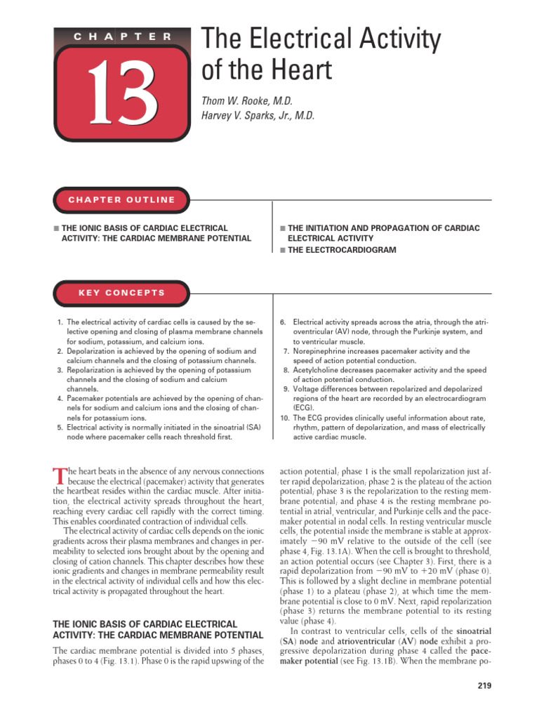 The Electrical Activity of The Heart | PDF | Action Potential ...