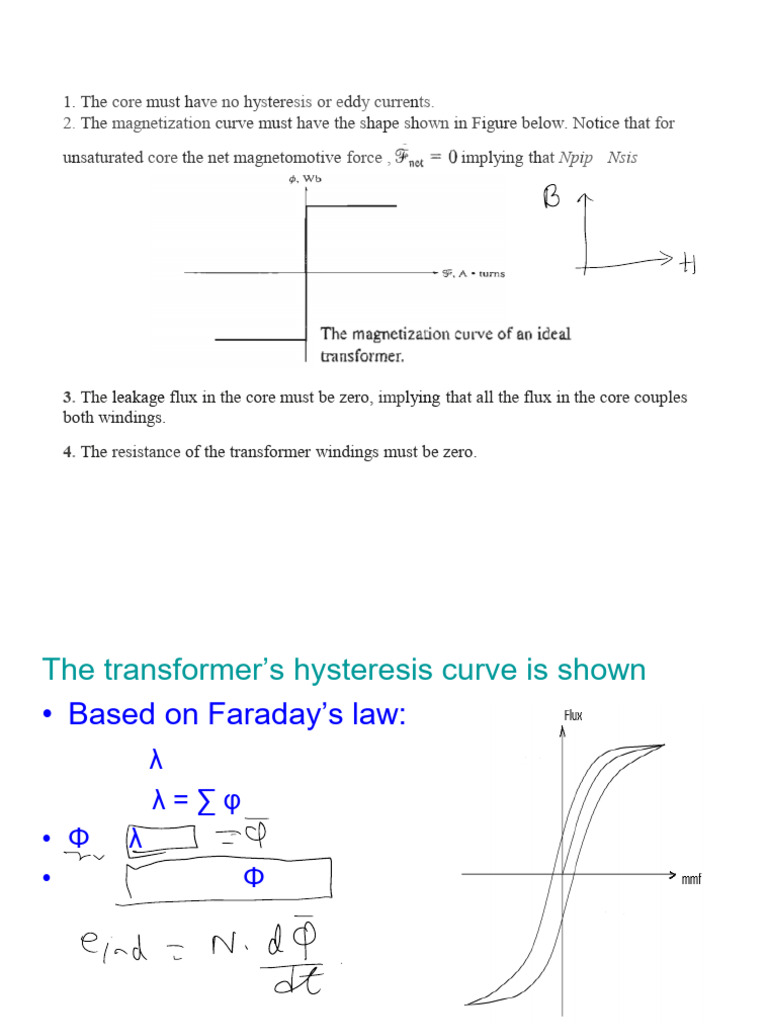 Lecture Slide - Single Phase Transformer (Part II) | PDF | Transformer | Inductor