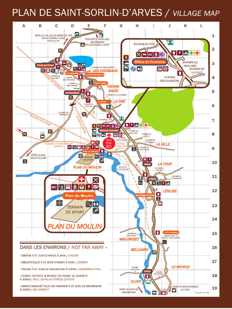 Plan Saint Sorlin Arves Sybelles Station Ski Alpes Vacances Frenchalps ...