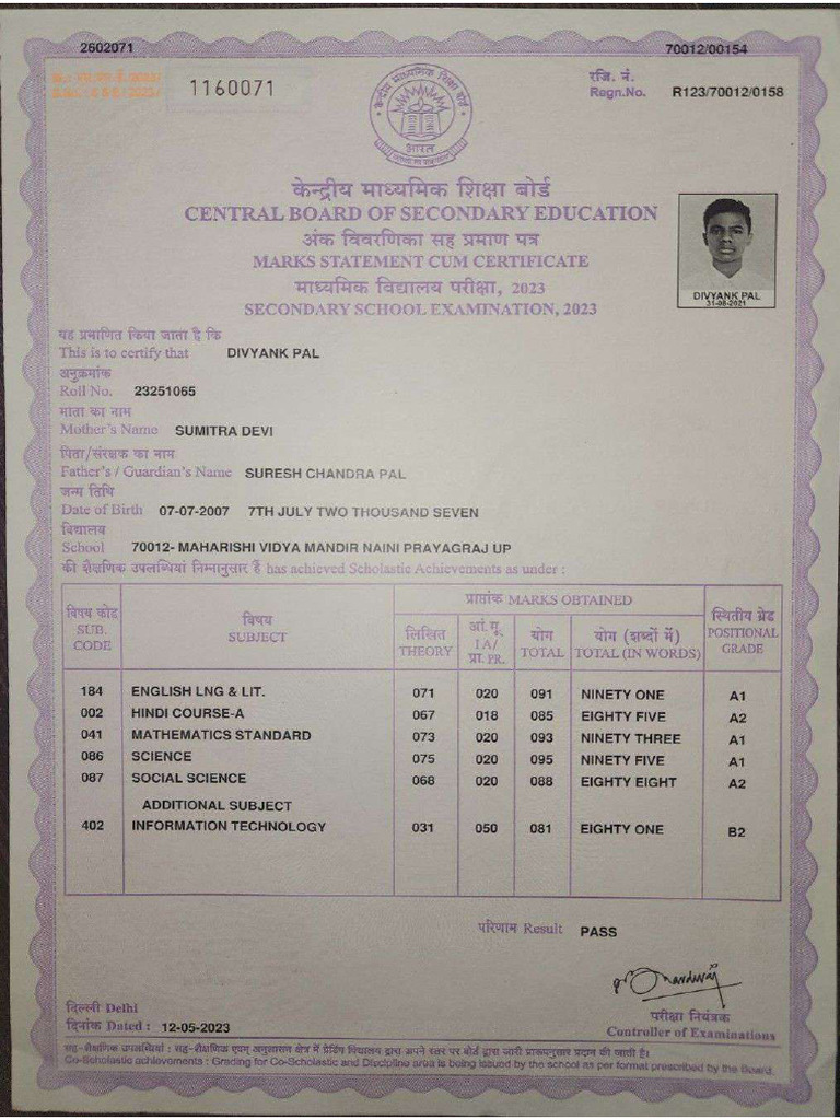 CLASSXCERTIFICATE | PDF